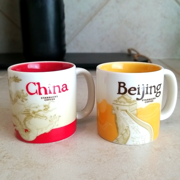 Starbucks | Dining | Starbucks Mini Beijing China Mug Set 22 | Poshmark